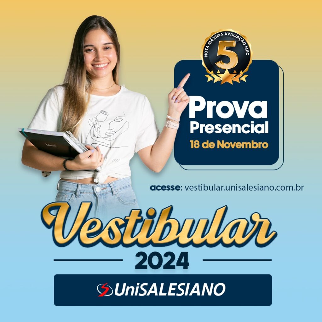 Vestibular UniSALESIANO retoma prova presencial | UniSALESIANO Lins/SP